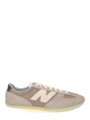 NEW BALANCE Leather & Textile Low-top Sneakers - Grey