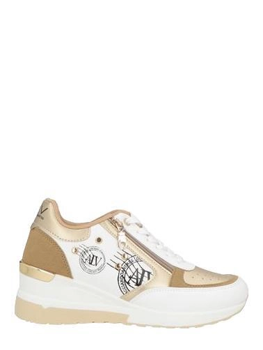ALV BY ALVIERO MARTINI Low-top Sneakers With Wedge And Stud Embellishments - Gold