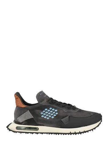 BEPOSITIVE Suede Lace-up Sneakers - Grey