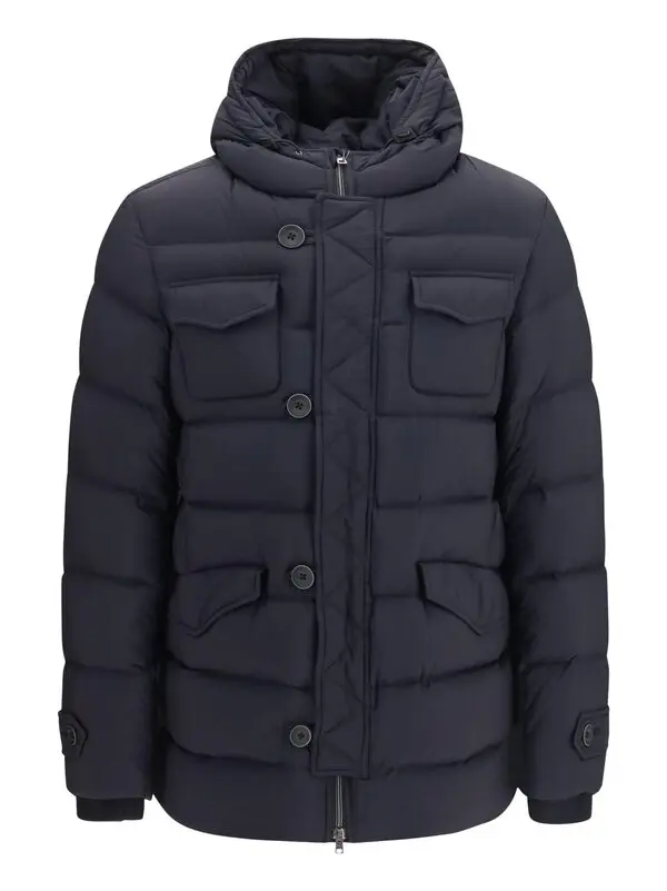 Herno Thermal Waterproof Down Jacket - Black