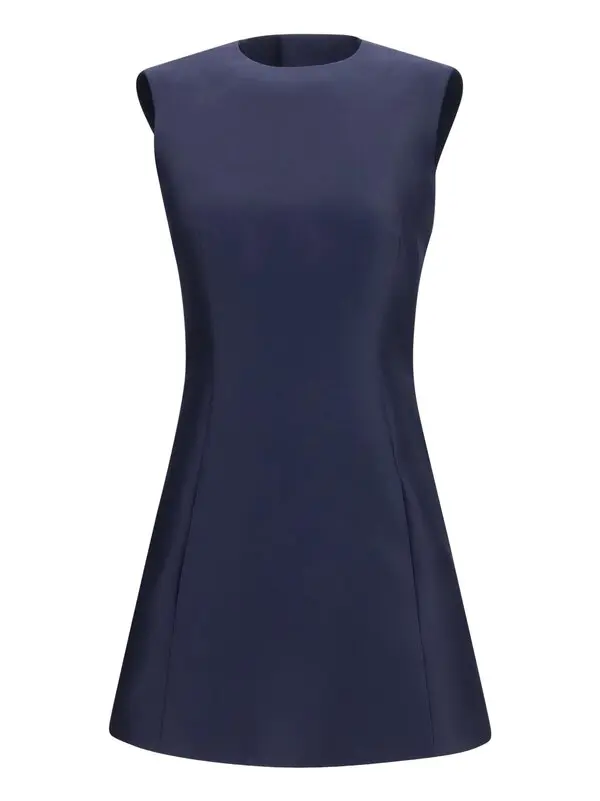 Balenciaga A-line Mini Dress - Blue