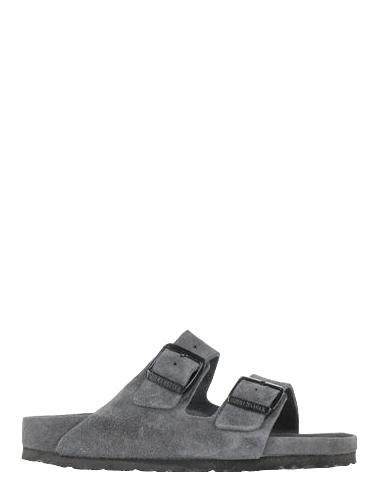 BIRKENSTOCK Suede Leather Sandals - Grey