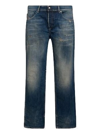 DIESEL® Cotton Elastane Tapered Jeans - Blue