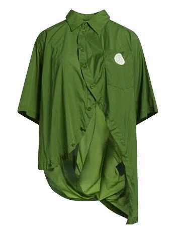 Herno Ripstop Stretch Asymmetrical Shirt - Green
