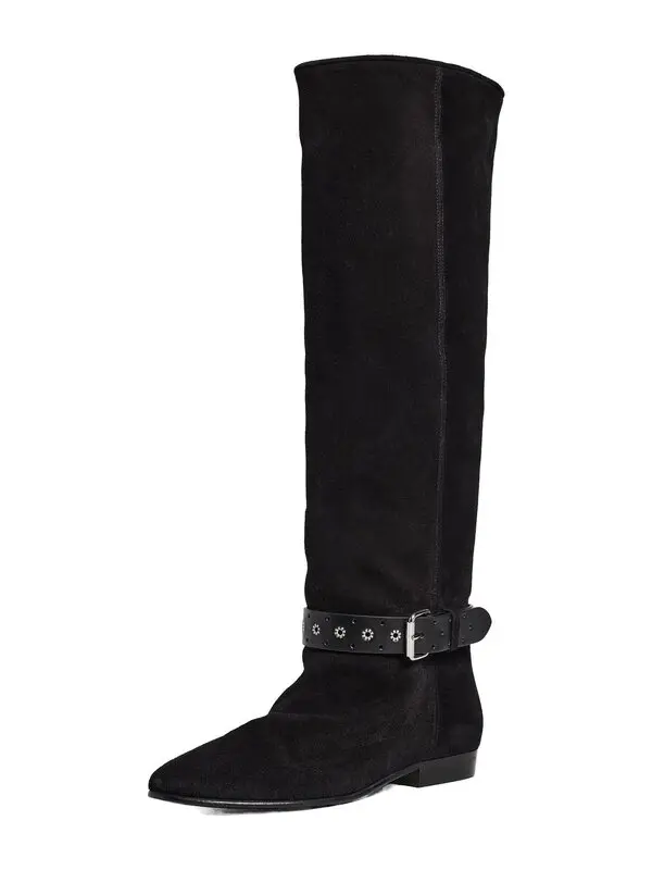 Isabel Marant Étoile Rilton Suede Boots - Black