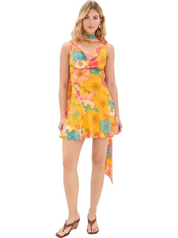 NEVER FULLY DRESSED Sophie Floral Mini Dress - Multi