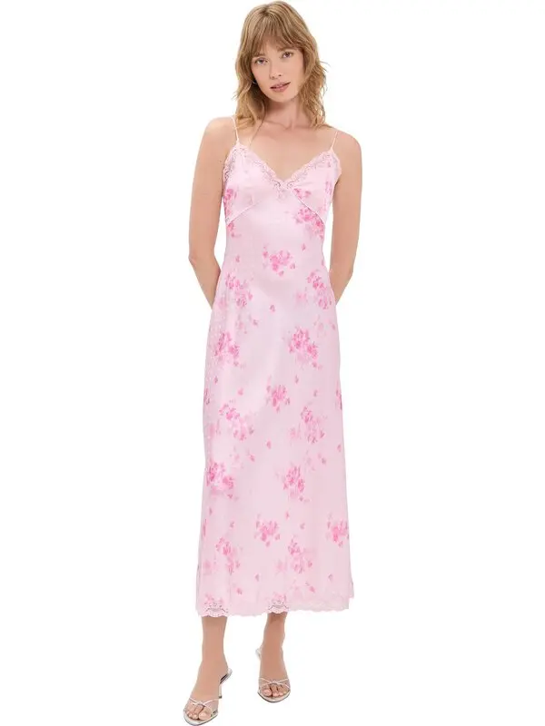 LoveShackFancy Manuela Dress - Blushing Blonde