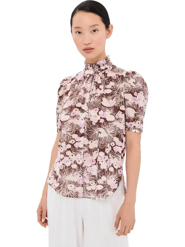 Alix Of Bohemia Winnie Dandelion Dusk Shirt - Dark Brown