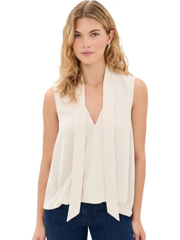 Ramy Brook Kennedy Blouse - Bone
