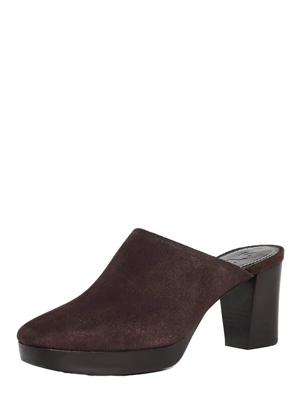 Staud Monica Mules - Espresso