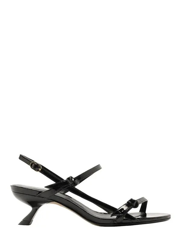 ALEXANDRE BIRMAN Slim Clarita Cage 50 Sandals - Black