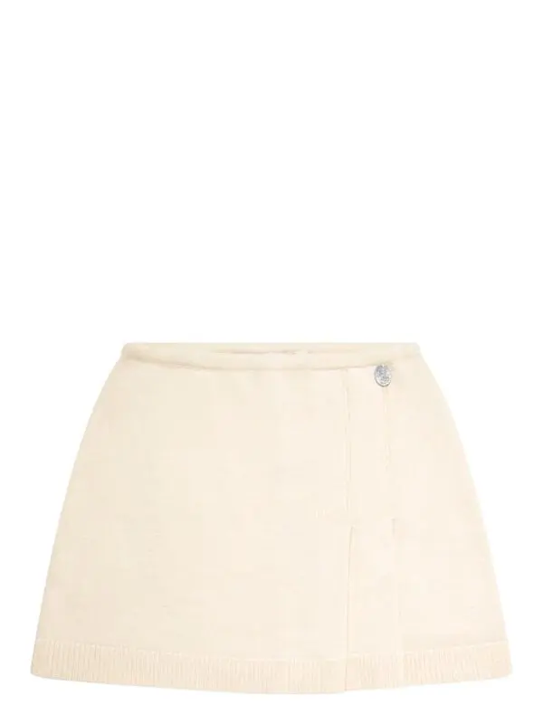 LA GRANNI Centimos Skirt In Cream - White