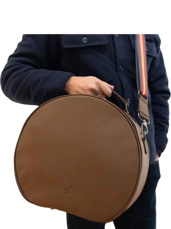 JAMIE SLYE HATS + ACCESSORIES Jet-setter Hat Bag - Brown