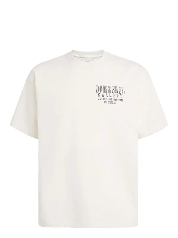 DOMREBEL Cotton Gallery T-shirt - White