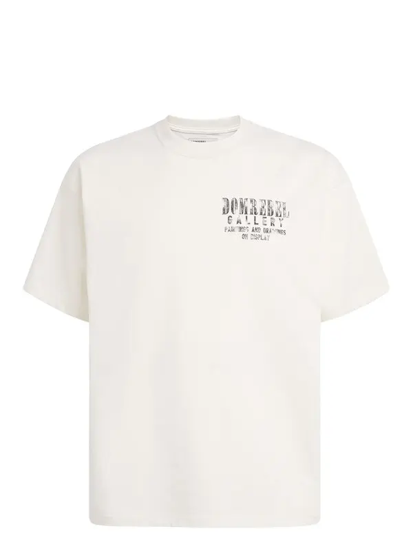 DOMREBEL Cotton Gallery T-shirt - White