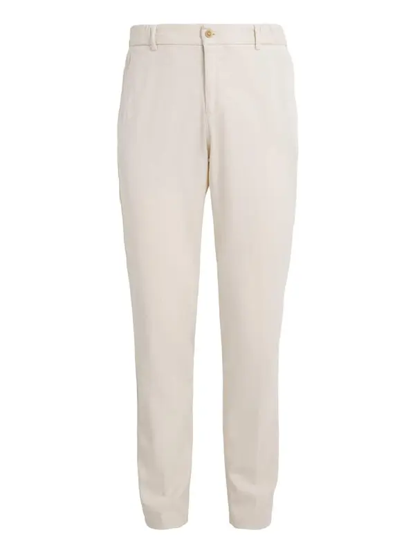 Marco Pescarolo Charm-detail Chinos - Ivory