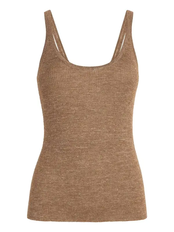 Gabriela Hearst Cashmere-silk Cinxia Tank Top - Brown