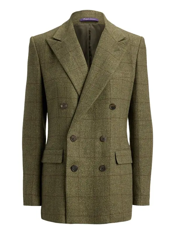 Ralph Lauren Tweed Ramona Blazer - Green