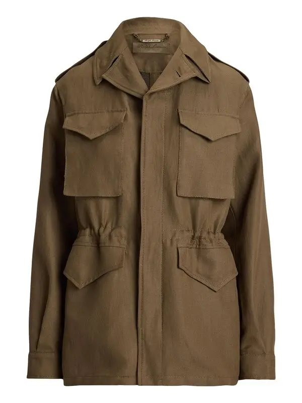 Ralph Lauren Cashmere-linen Milton Field Jacket - Beige