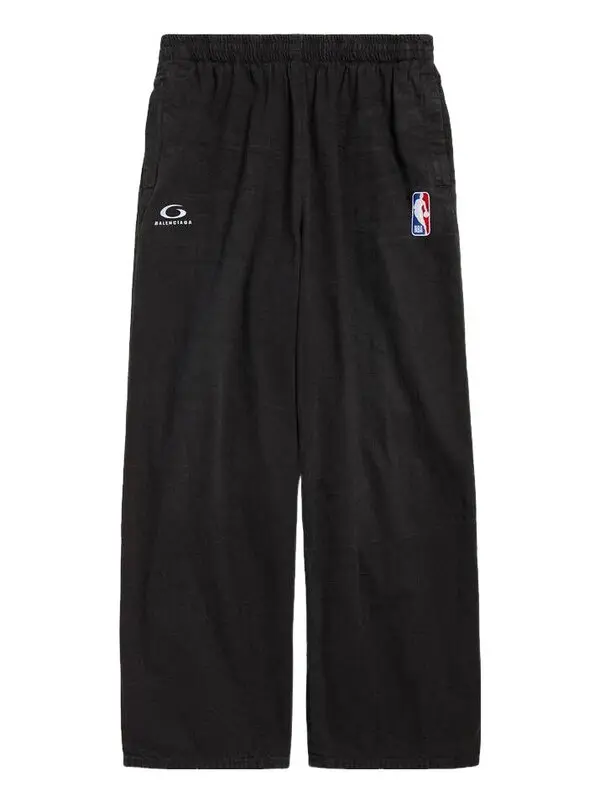 Balenciaga Nba Collaboration Pants In Lightweight - Black