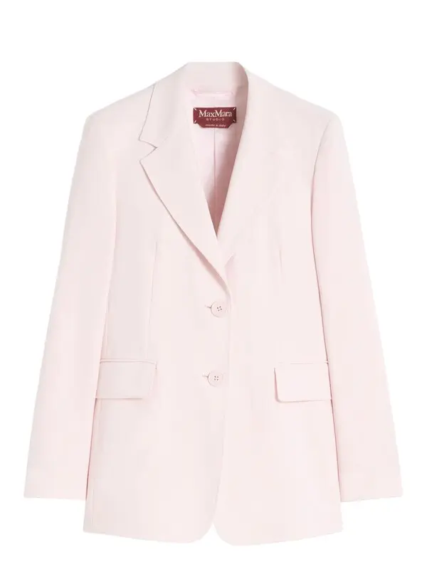 Max Mara Notched Lapel Blazer - Pink