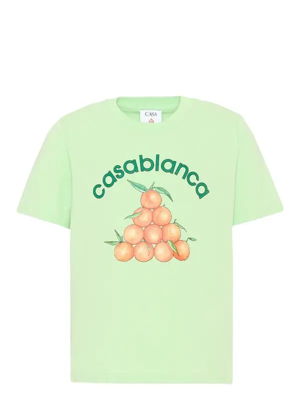 Casablanca Graphic Print T-shirt - Green
