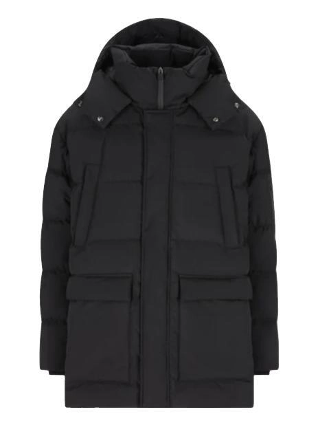 Herno Hooded Puffer Jacket - Black