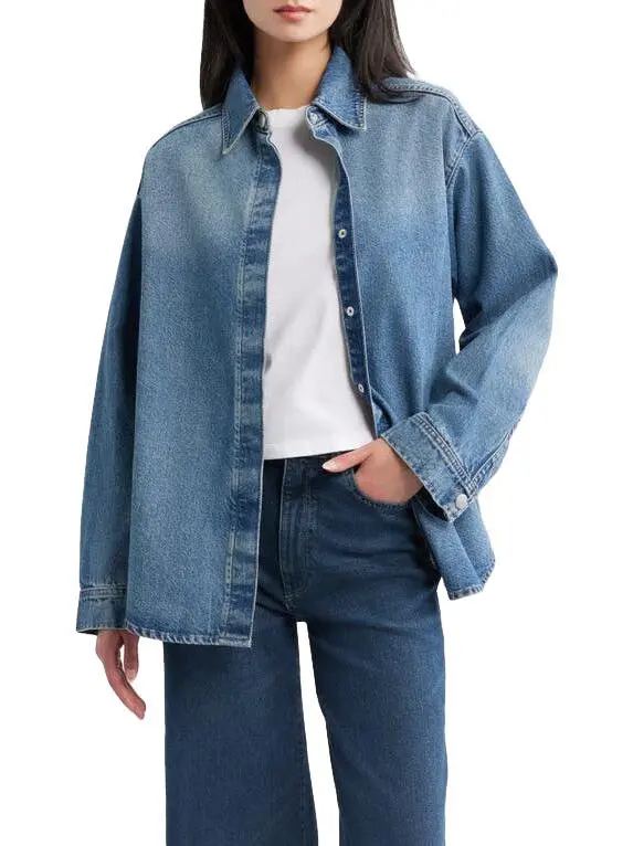 DL1961 Addison Overshirt - Endless Sea