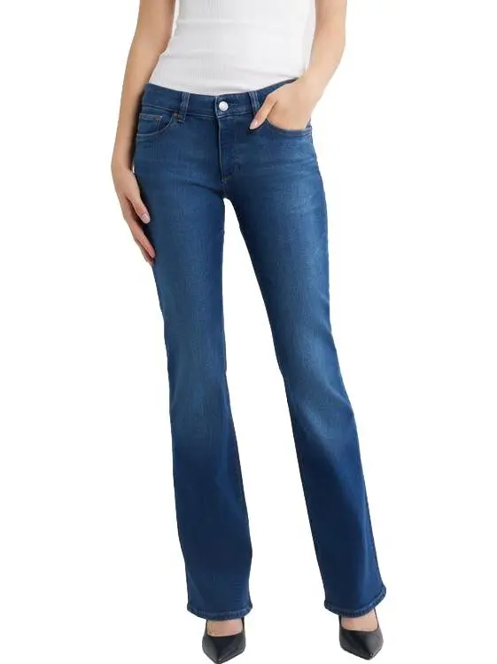 DL1961 Milano Low Rise Skinny Bootcut Jeans - Evermore