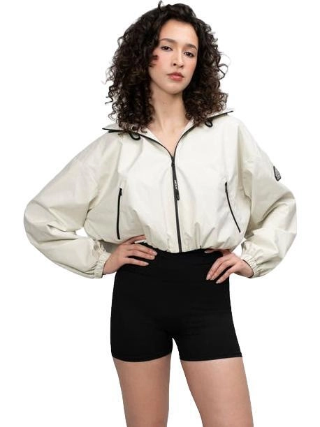 JACK1T Orpheus Cropped Jacket - Cream