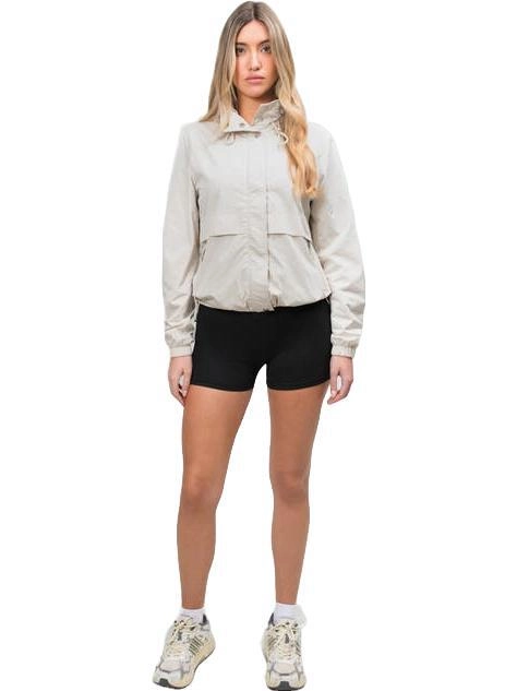 JACK1T Atlas Lightweight Windbreaker Jacket - Cream