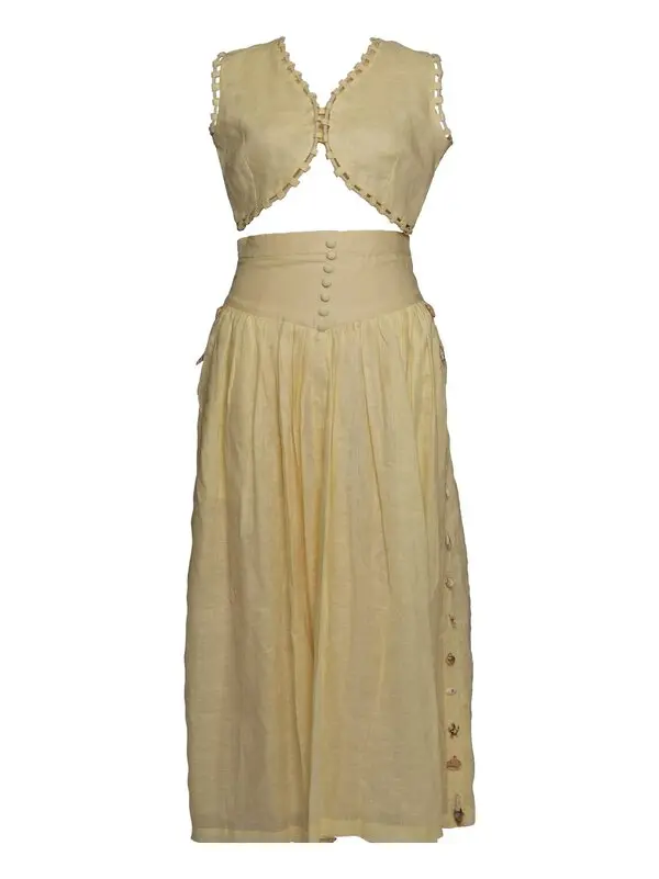 MUDA CLOTHING FZ LLC Ariel Co-ord Set - Yellow