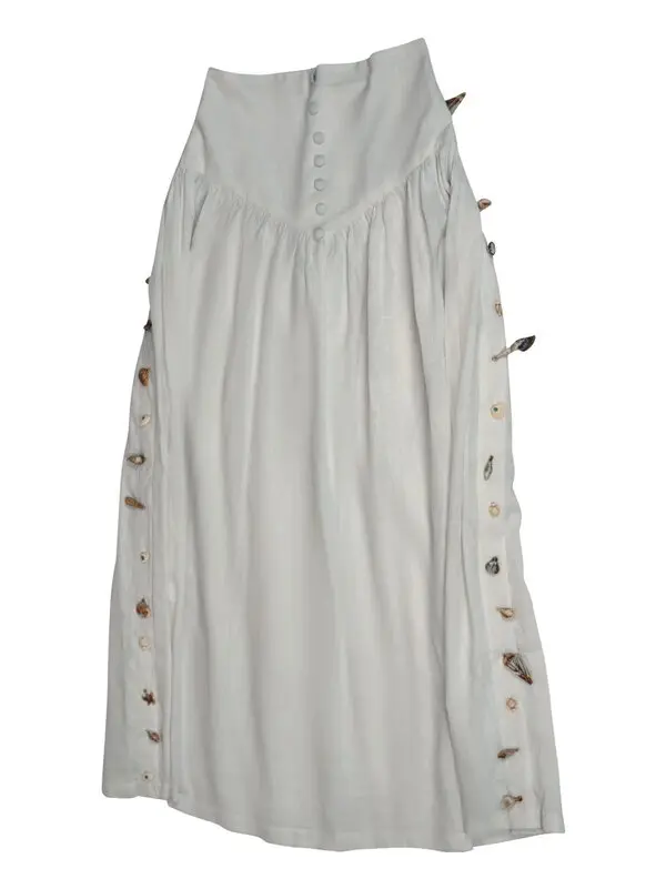 MUDA CLOTHING FZ LLC Ariel Maxi Skirt - White