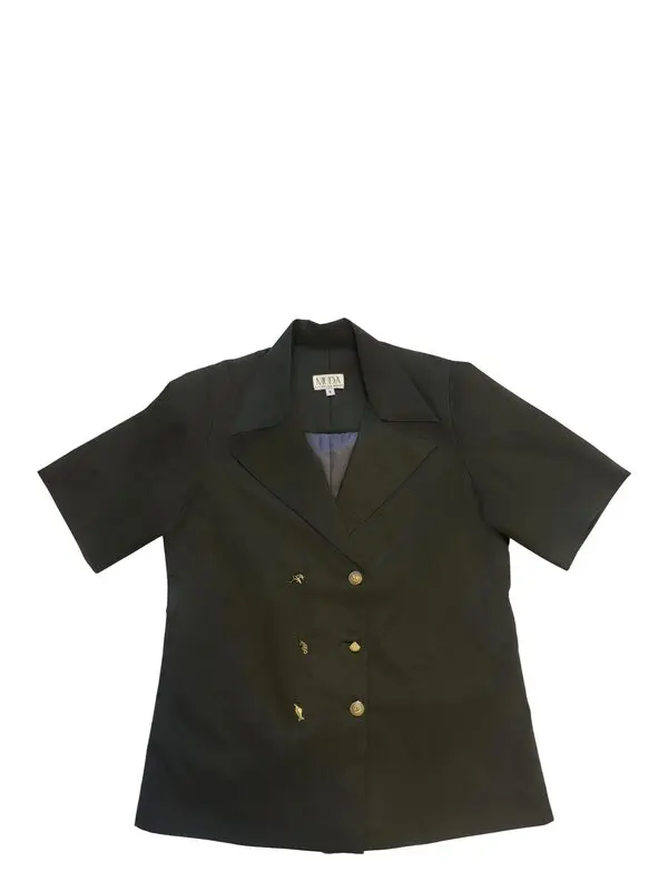 MUDA CLOTHING FZ LLC Olivia Half Sleeve Blazer - Green
