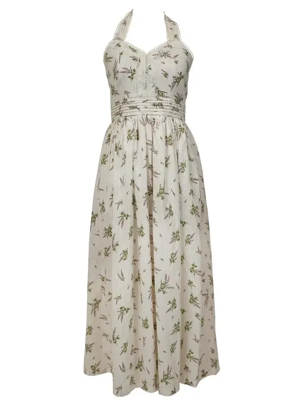 MUDA CLOTHING FZ LLC Debby Floral Maxi Dress - White