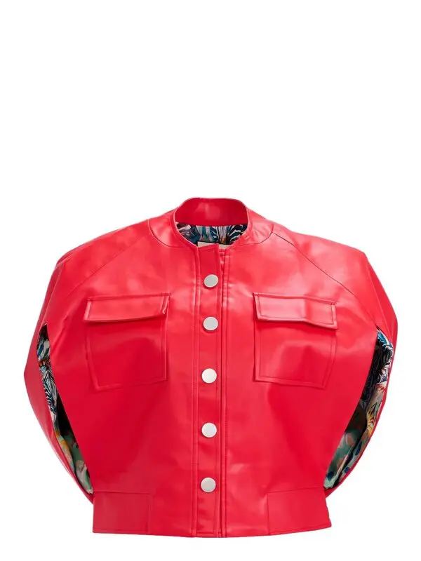MOV Cape Bomber Jacket - Red