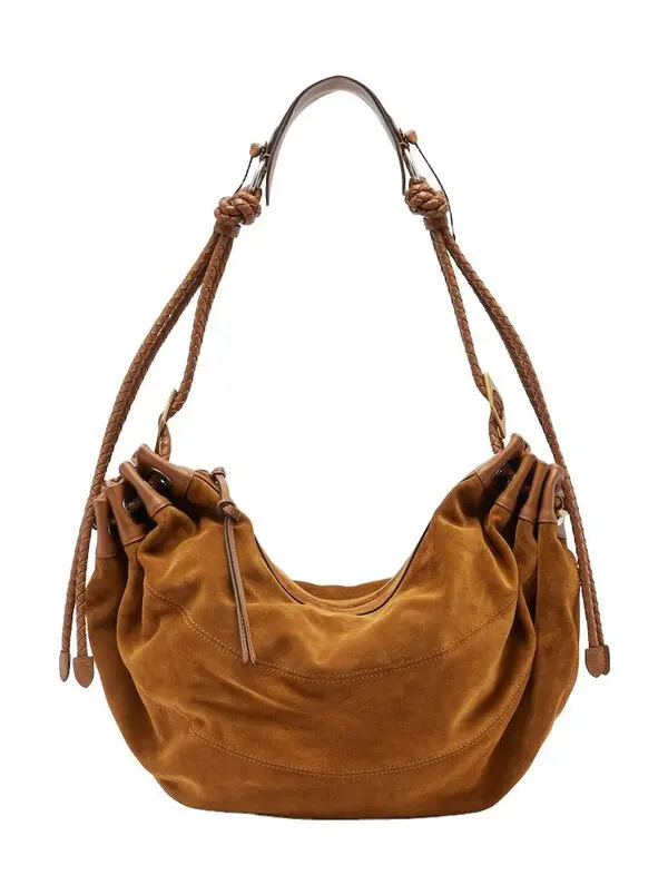 Isabel Marant Étoile Maia Suede Shoulder Bag - Brown