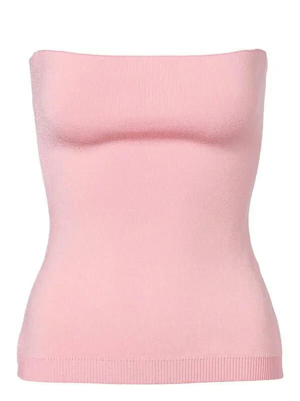 Jacquemus Sera Knitted Top - Pink