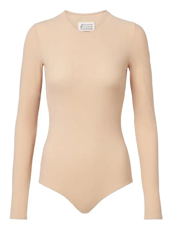 MAISON MARGIELA Jersey Bodysuit - Beige