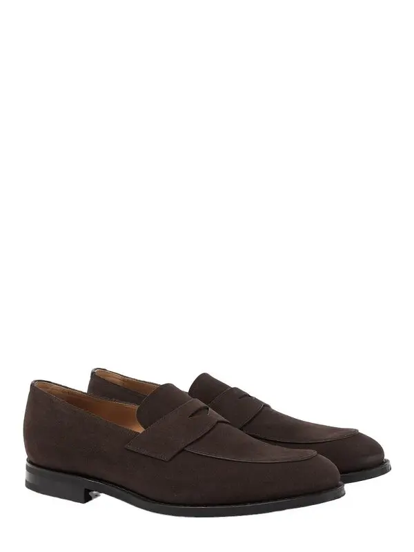 Church's Suede Penny Loafers - Brown