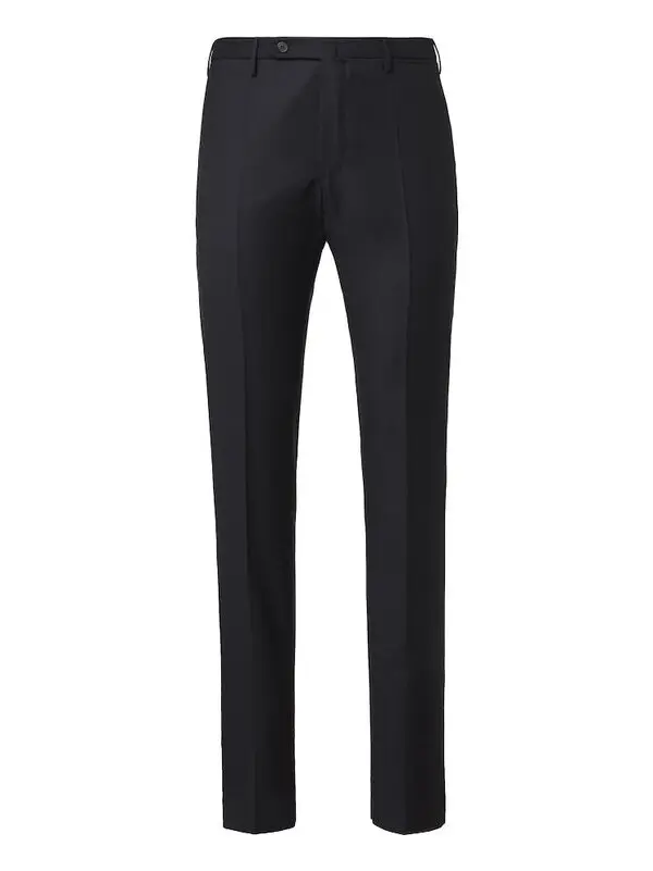 SLOWEAR Wool Slim Pants - Blue