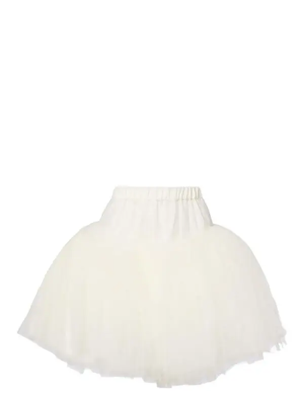 Simone Rocha Tulle Mini Skirt - White
