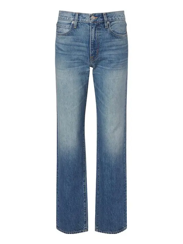 SLVRLAKE Phoenix Straight Jeans In Bluestone Ridge - Blue