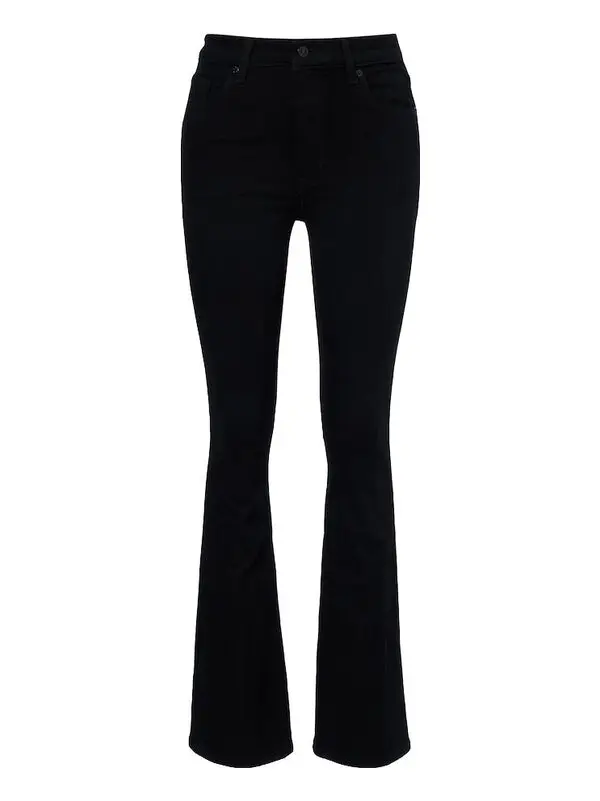 FRAME Reboot High-rise Bootcut Jeans - Black