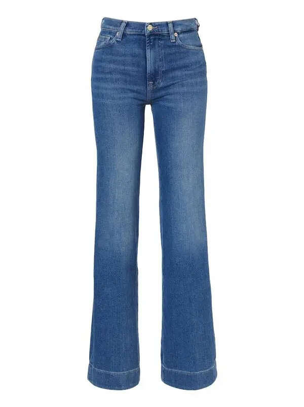 7 For All Mankind Modern Bootcut Jeans In Coastline - Blue