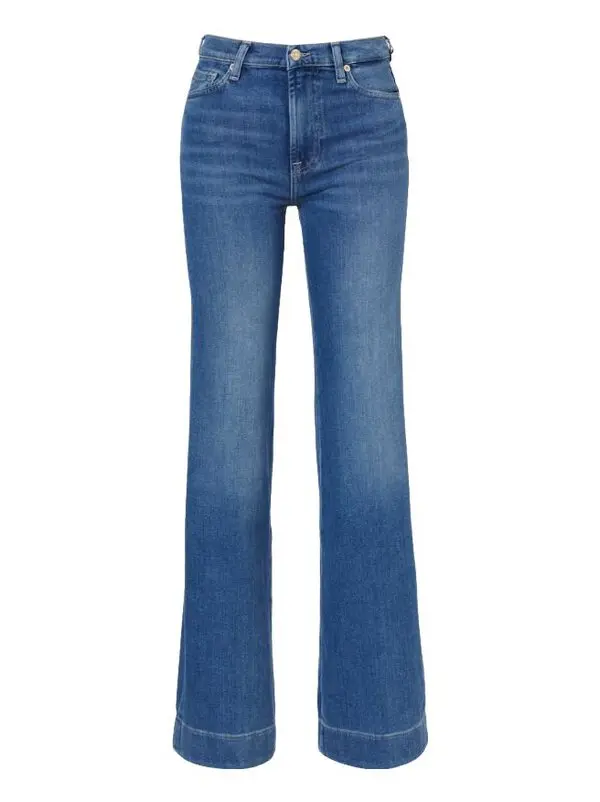 7 For All Mankind Modern Bootcut Jeans In Coastline - Blue