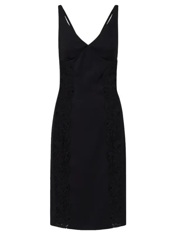Stella McCartney Lace-trimmed Minidress - Black