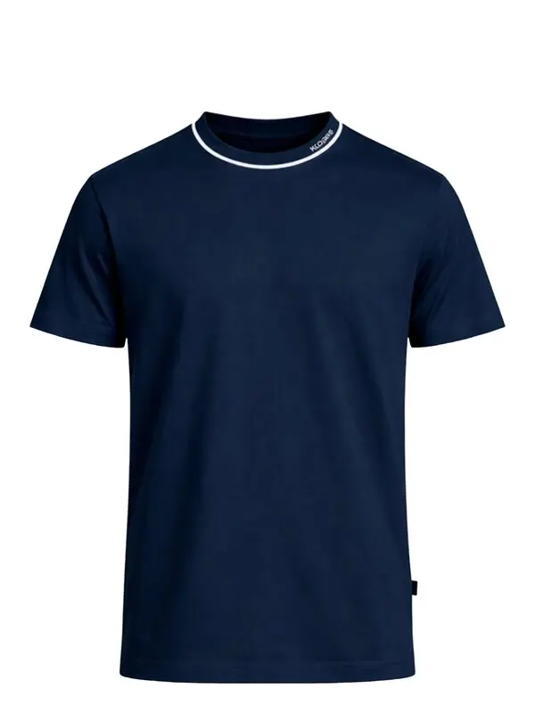 Michael Kors Logo Rib Tee - Blue