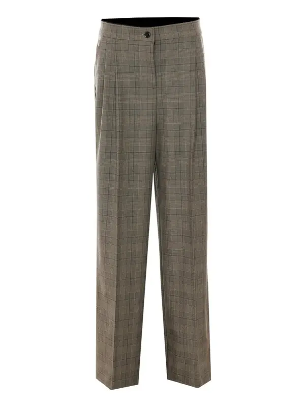 Pinko Plaid Tailored Trousers - Multi