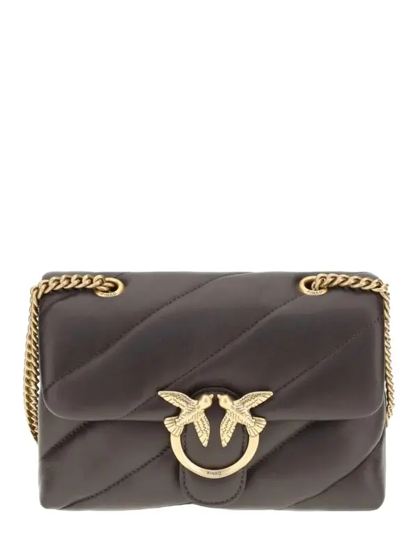 Pinko Shoulder Bag Love Puff Mini Cl - Brown